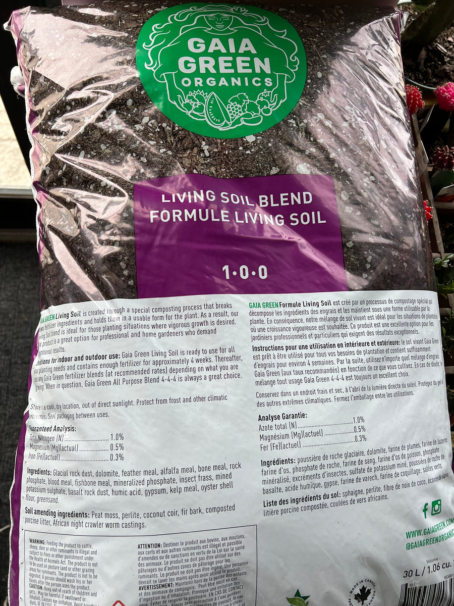 Gaia green living soil – The Little Big Plant Co